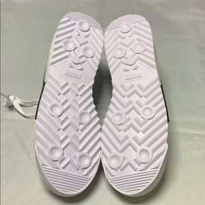 Puma | Shoes | Red White And Blue Roma Sneakers | Poshmark